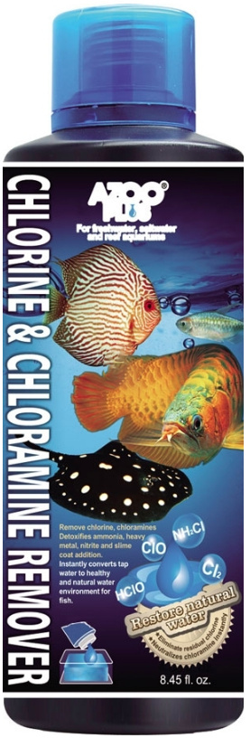 AZOO plus Chlorine & Chloramine Remover 250ml - uzdatniacz wody kranowej Sklep Akwarystyczny.EU